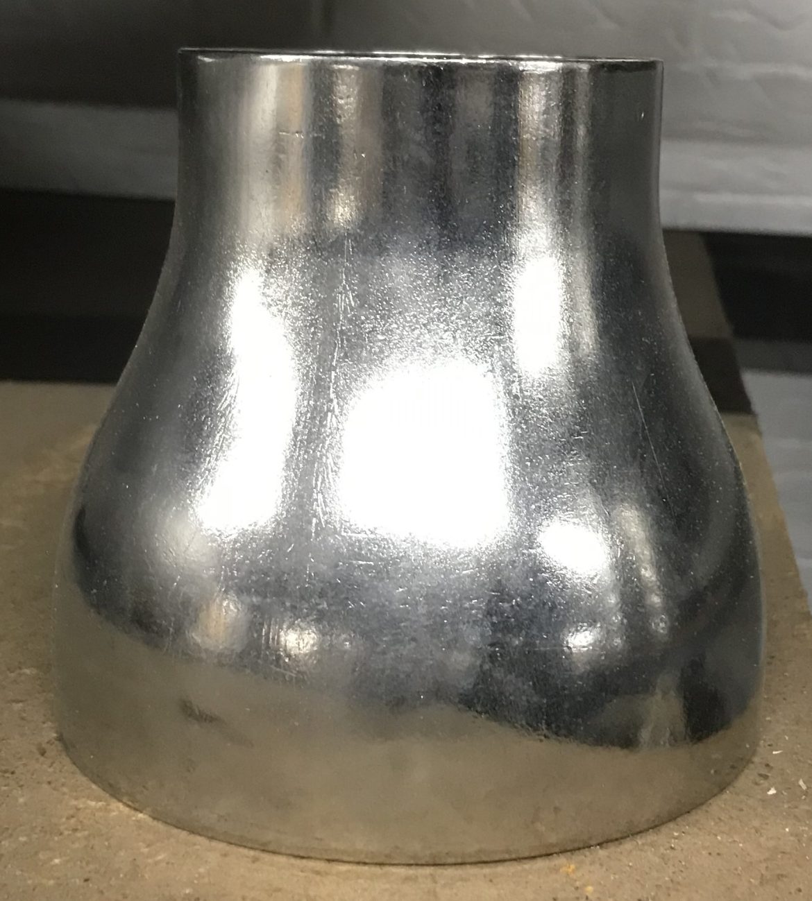 Stainless Steel Sanitary Pipe Fitting, 5" x 3" Concentric Reducer ...